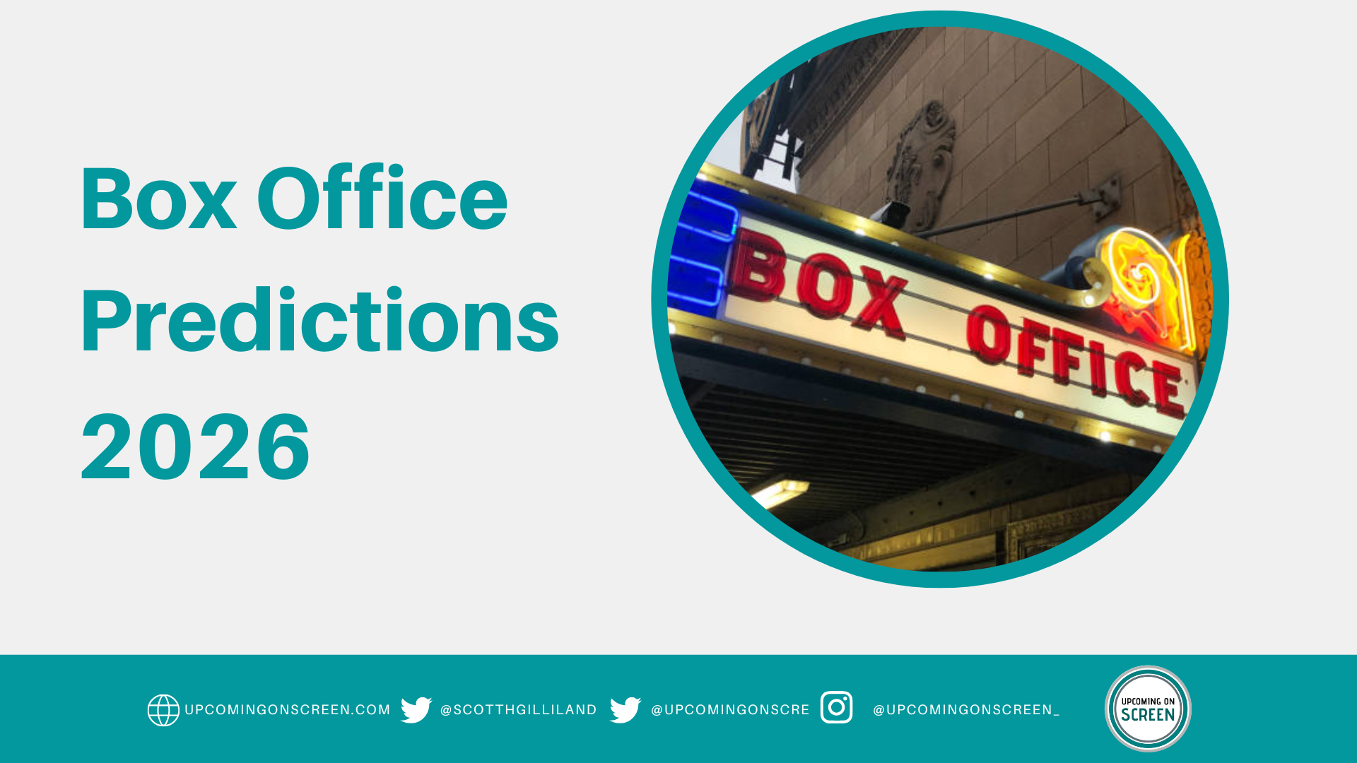 Box Office Predictions 2026 - Upcoming On Screen